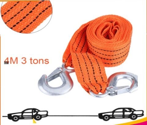 BANDA REMOLQUE CON GANCHO de Metal fuerte, 3000KG – TIENDA Oi