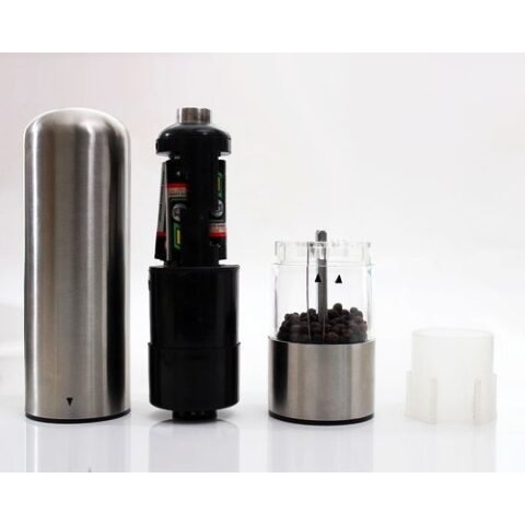 AMOLADORA PILAS PIMIENTA Gravity electric salt y peper mill - TIENDA Oi