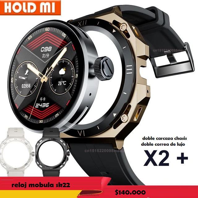 Reloj Smartwatch Inteligente Mobulaa Modelo SK22 Smartwatch - TIENDA Oi