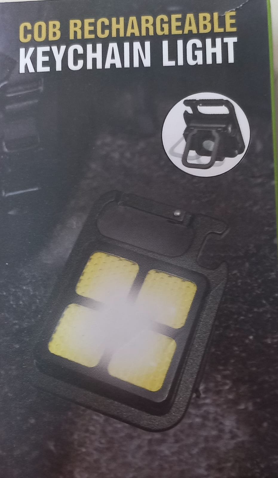 LINTERNA reflector mini llaver cob keychain 4light - TIENDA Oi