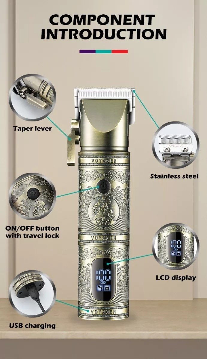 MAQUINA peluquera buda voyayer vgr v-697 profesional meta – TIENDA Oi