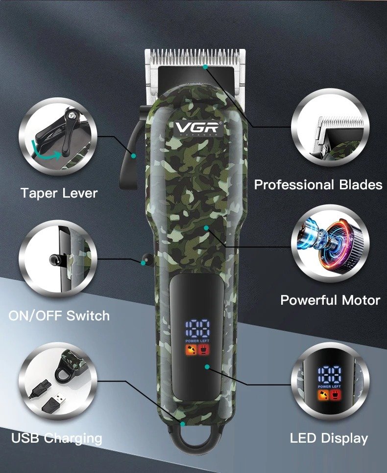 MAQUINA peluquera vgr v-665 profesional – TIENDA Oi