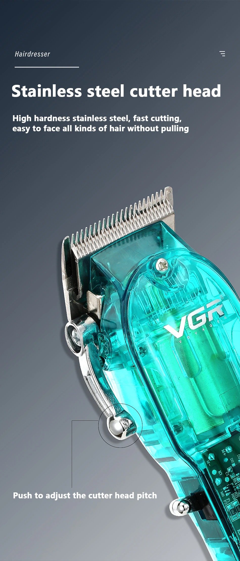 MAQUINA peluquera vgr v-660 profesional - TIENDA Oi