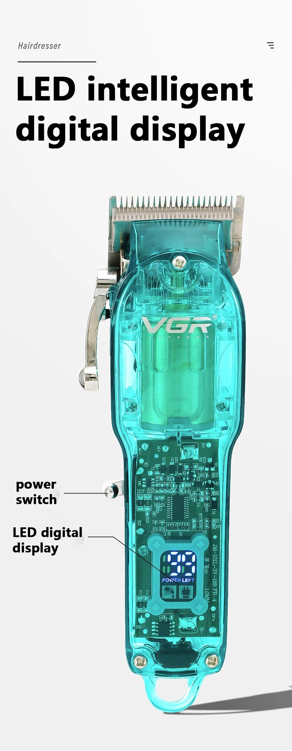 MAQUINA peluquera vgr v-660 profesional - TIENDA Oi