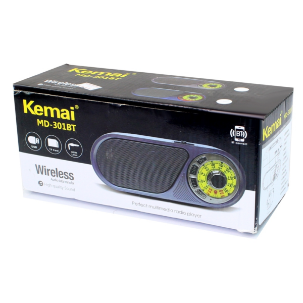 RADIO Kemai, modelo MD-301BT usb am/fm Recargable - TIENDA Oi