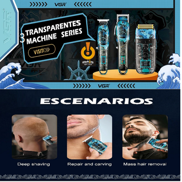 MAQUINA VGR V-645 Peluquera Patillera Shaver - TIENDA Oi