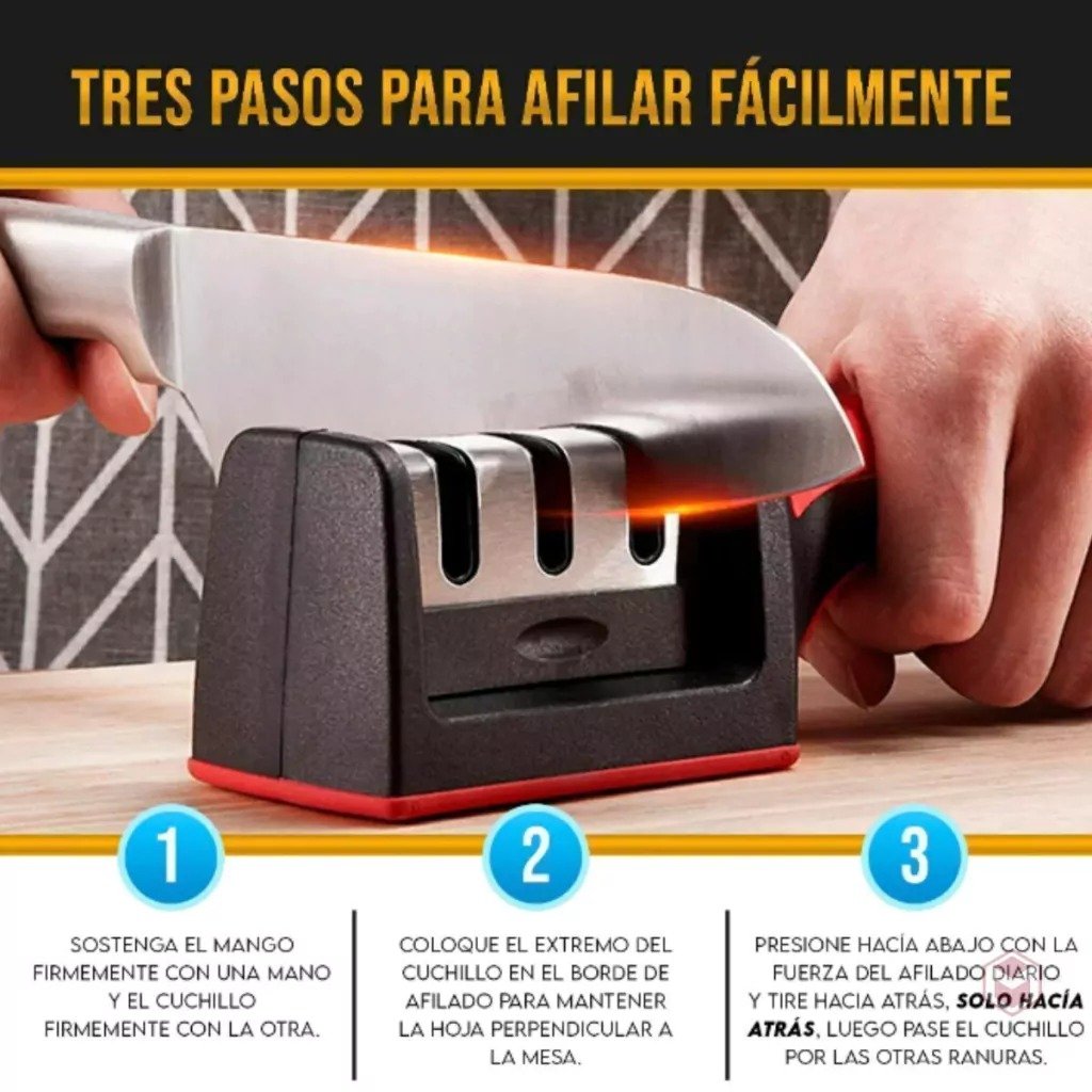 AFILADOR DE CUCHILLOS manual sharpener – TIENDA Oi